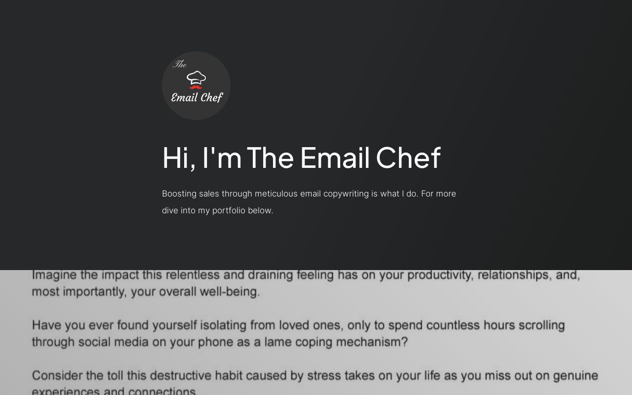 Email Copywriter Portfolio